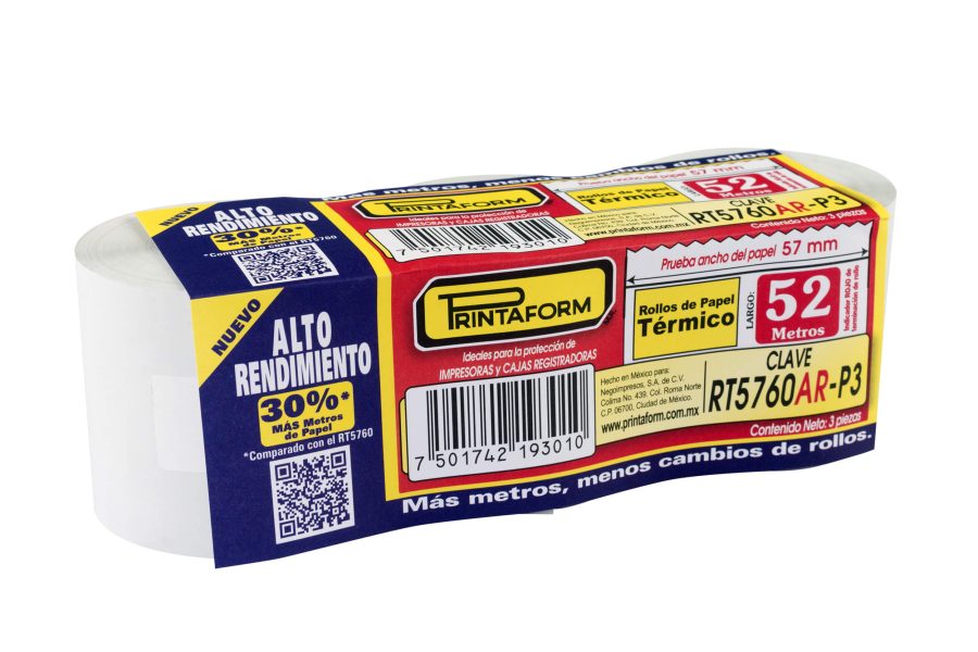 "Rollo térmico" - Printaform