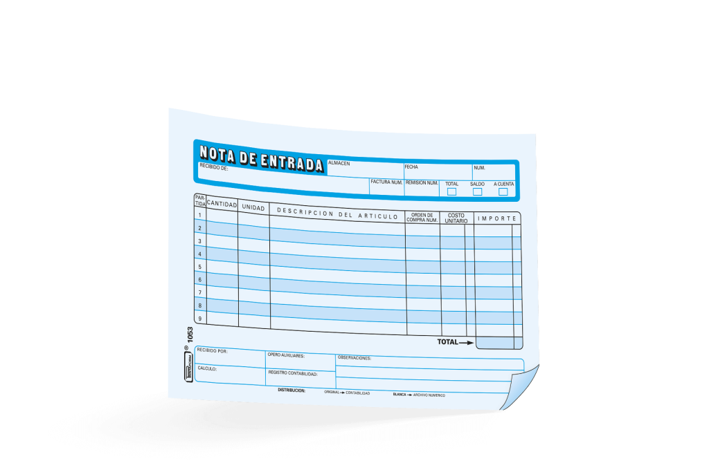 "Nota de entrada" - Printaform